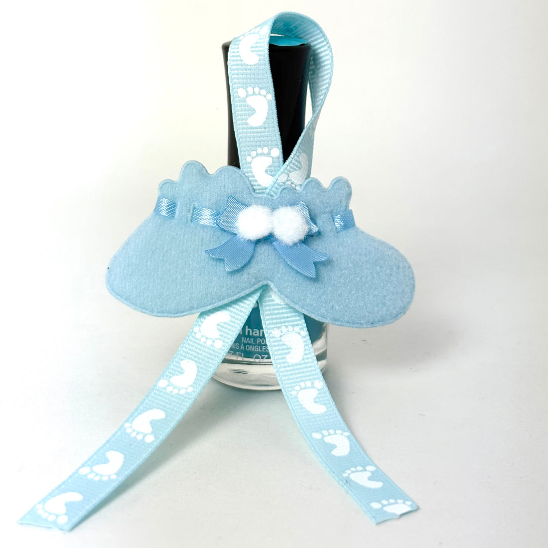 Baby Shower Decoration Cotton Baby Booties Blue (12 pieces) – Jenly ...