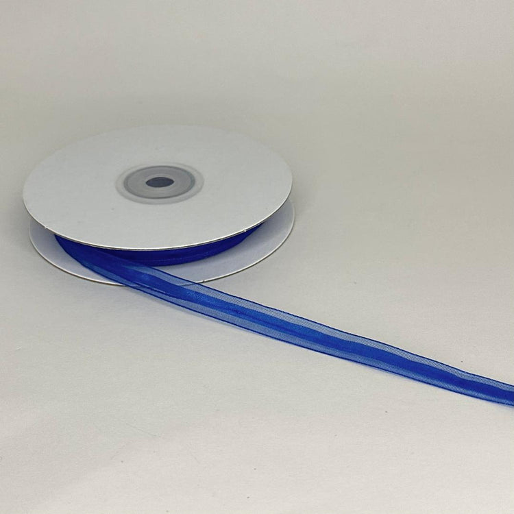 3/8" Royal Blue Organza Thin Pull Bow String Ribbon (25 Yard) Gift Wra ...