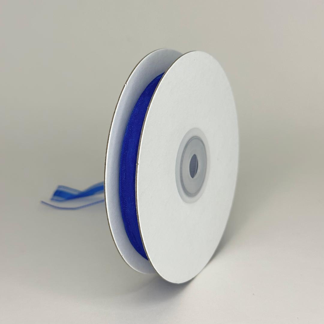 3/8" Royal Blue Organza Thin Pull Bow String Ribbon (25 Yard) Gift Wra ...