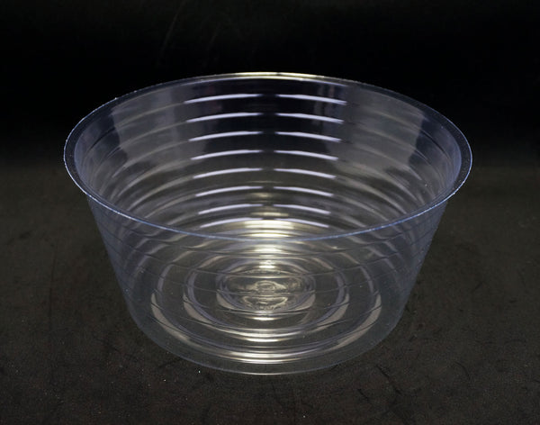3.5 Inch Deep 8 Inch Diameter Clear Plastic Liner #4 (10 Pieces)