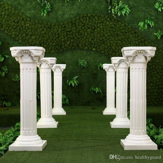 Traditional Plastic Greek columns – Jenly Wholesale Inc