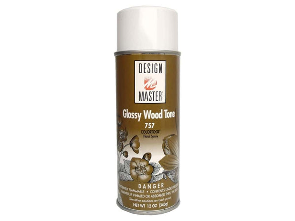 Design Master Glossy Wood Tone Floral Spray (12 oz) | $7.99