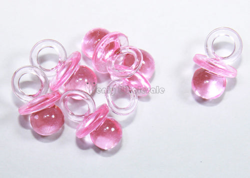 3/4" Plastic Miniature Baby Pacifier Pink (144 Pieces) | $6.99