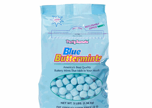 Party Butter mints - 2.75 Pounds Bulk (Blue) – Jenly Wholesale Inc