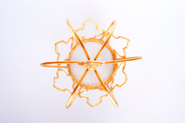 Gold Color Metal Wire Crown Stand Party Decoration Centerpieces (1 Pie